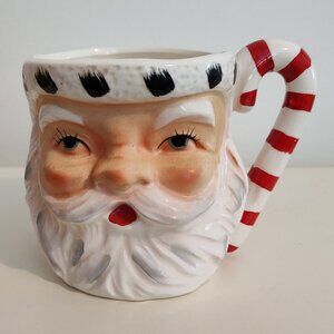Lefton | Holiday | Vintage 95s Lefton 868 Santa Mrs Claus Doublesided ...